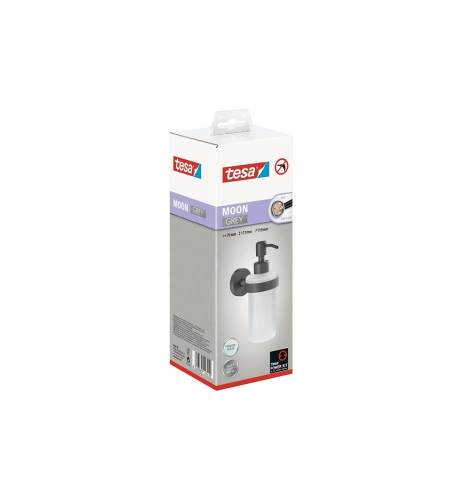 TESA - Wandseifenspender Moon Grey 200 ml, Grau | DeinDeal
