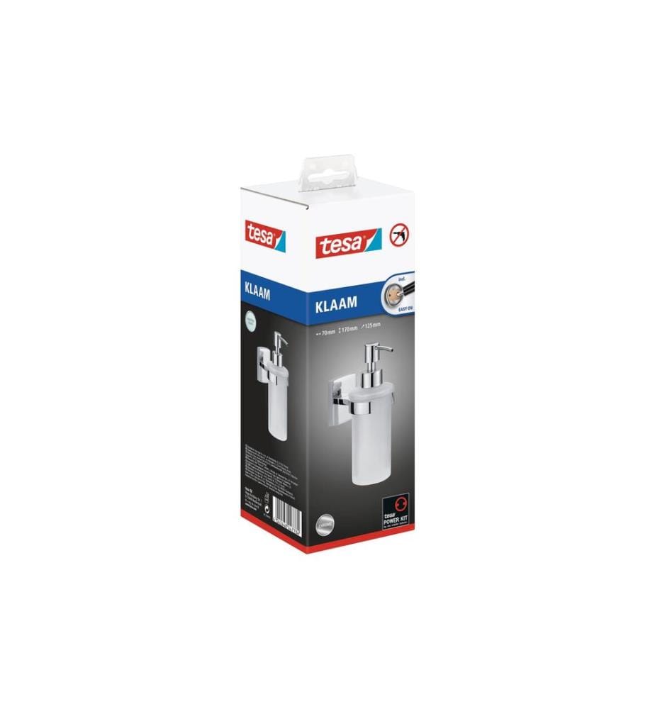 TESA - Wandseifenspender Klaam 200 ml, Silber | DeinDeal