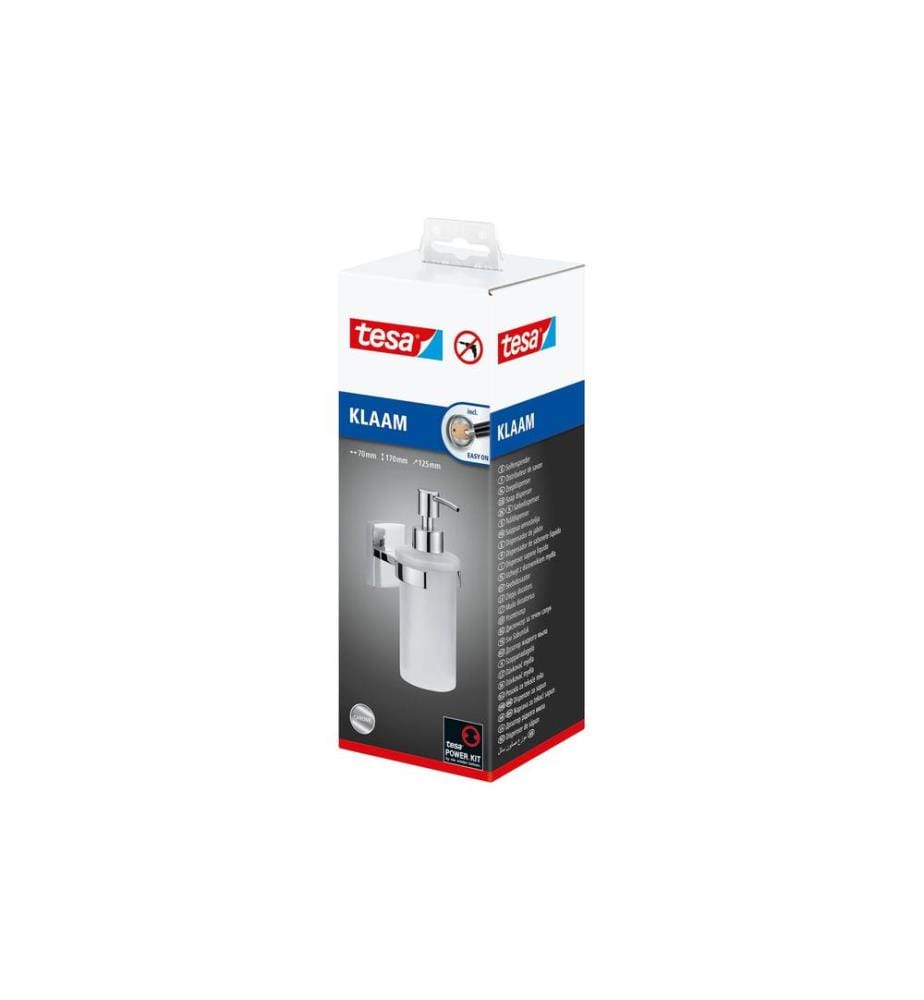 TESA - Wandseifenspender Klaam 200 ml, Silber | DeinDeal