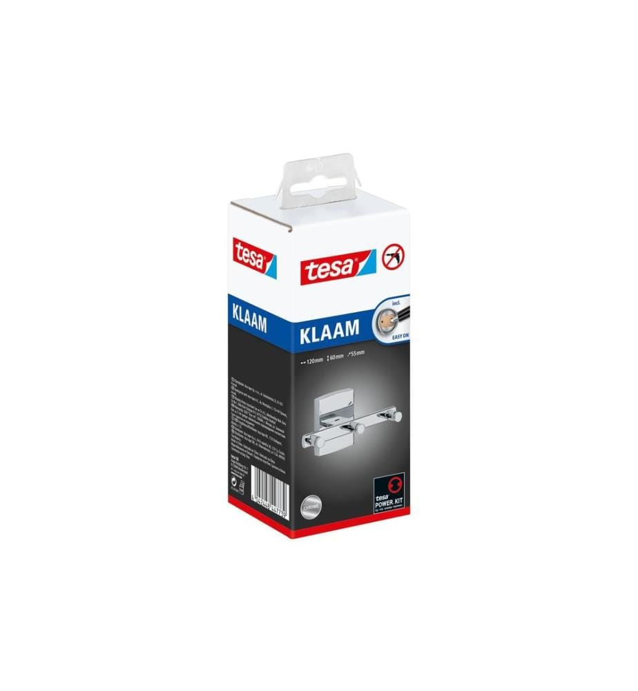 TESA - Klaam 3er-Handtuchhaken Silber | DeinDeal