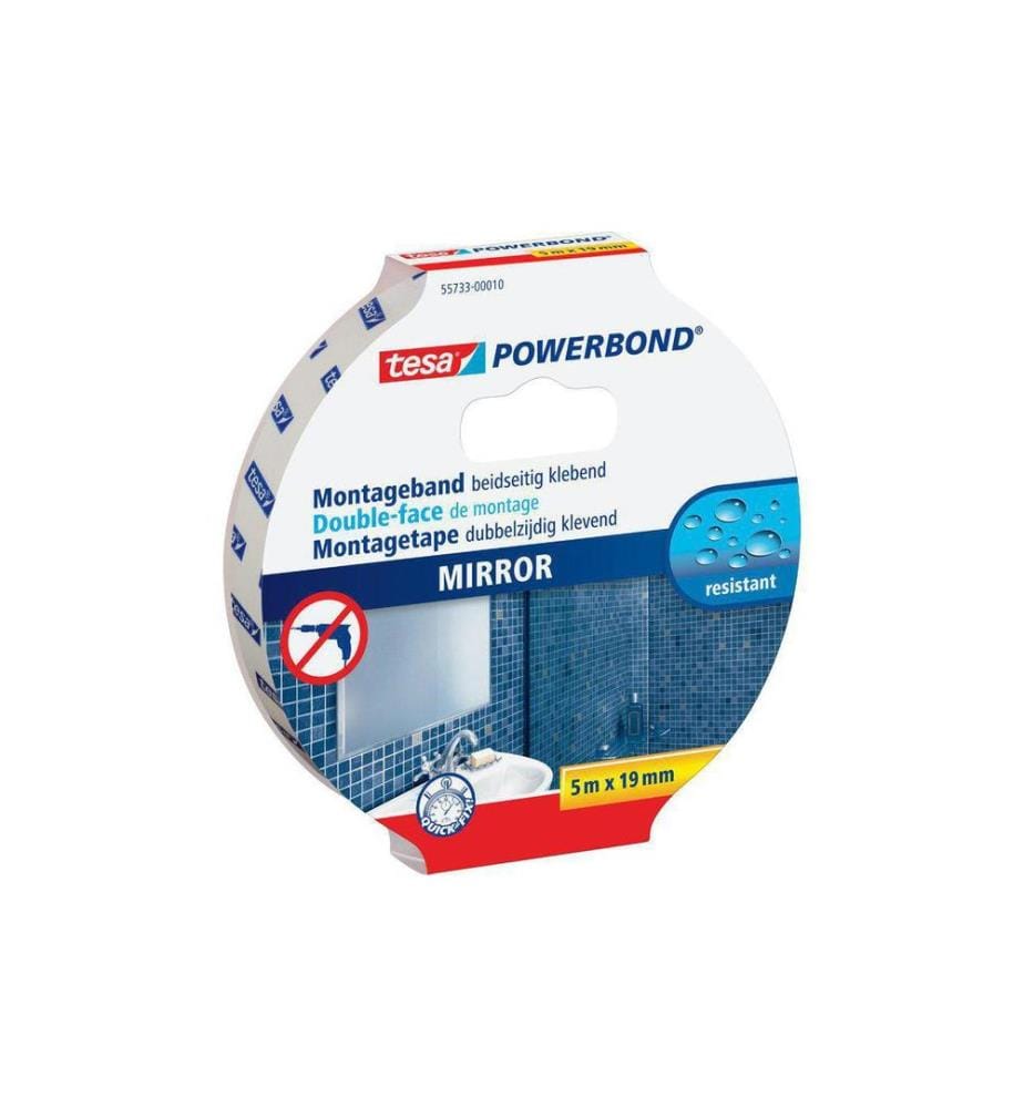 TESA - Montageband Powerbond 19 mm x 5 m, Weiss | DeinDeal