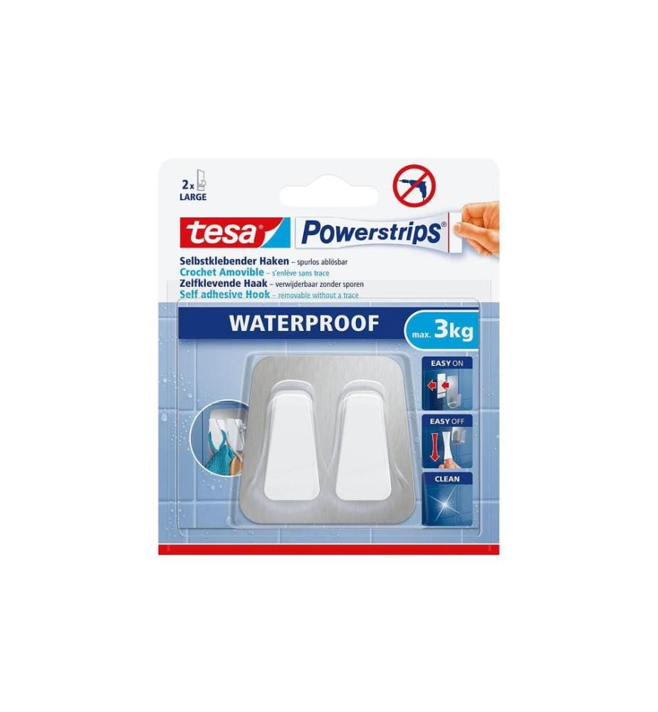 TESA - Doppelhaken Powerstrips WP LARGE Weiss/Si… | DeinDeal