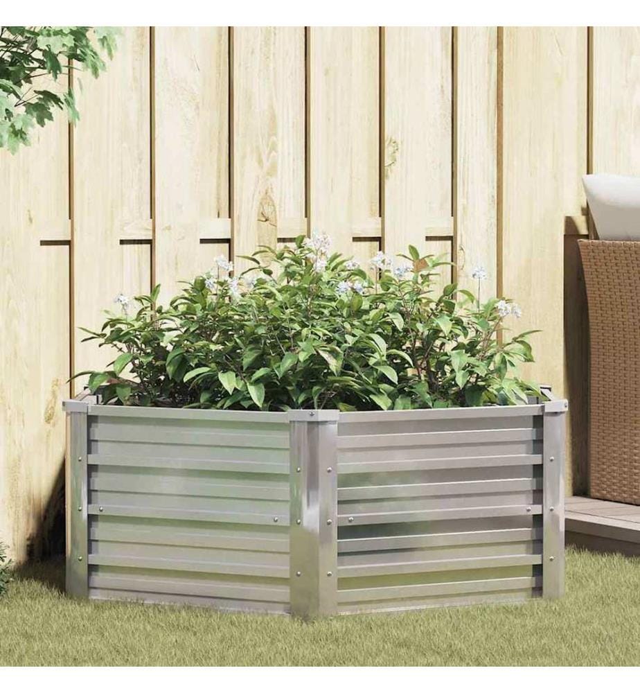 Vidaxl Garten-Hochbeet 129x45 cm Verzinkter Stah… | DeinDeal