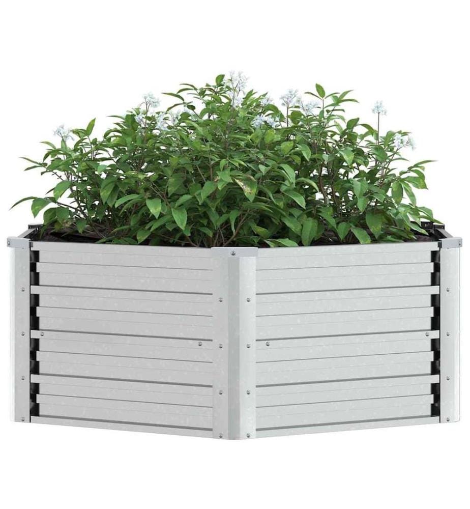 Vidaxl Garten-Hochbeet 129x45 cm Verzinkter Stah… | DeinDeal
