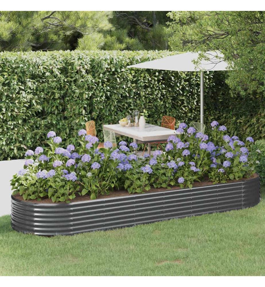 Vidaxl Hochbeet Verzinkter Stahl 322x100x36 cm A… | DeinDeal