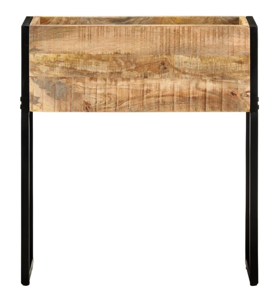 Vidaxl Pflanzkübel 60x20x68 cm Raues Mangoholz | DeinDeal