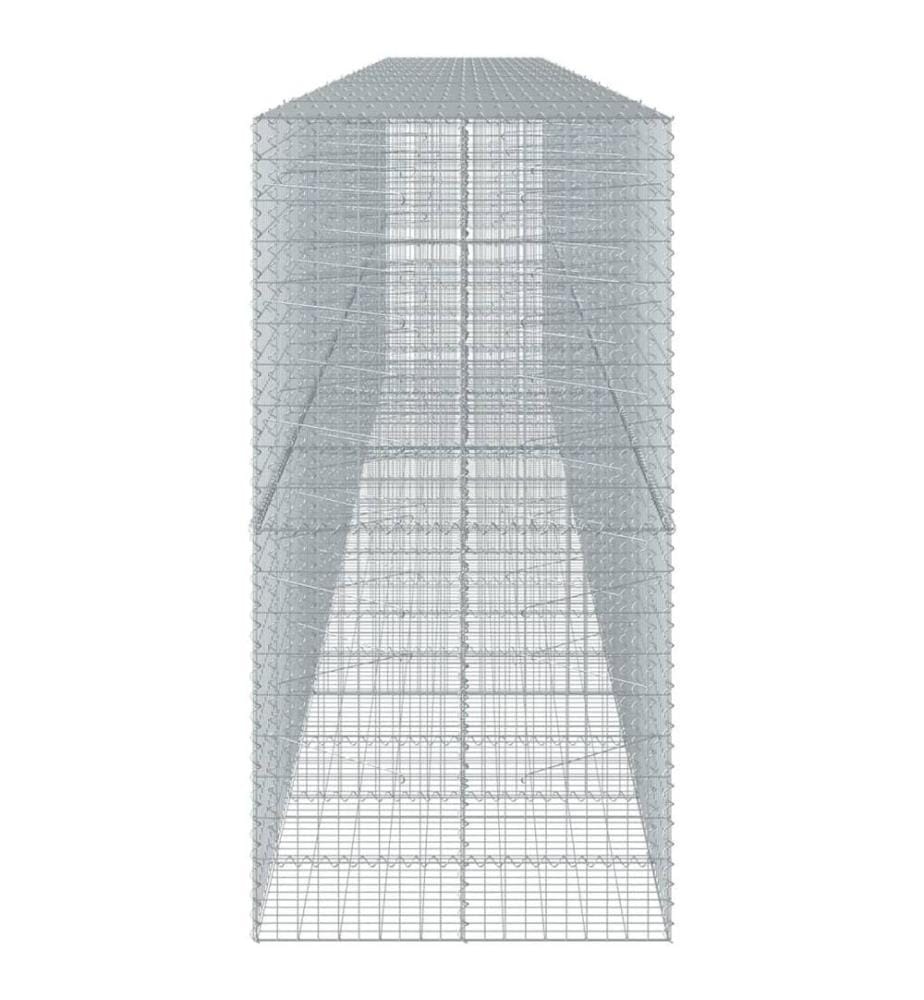 Vidaxl Gabione mit Deckel 900x100x200 cm Verzink… | DeinDeal