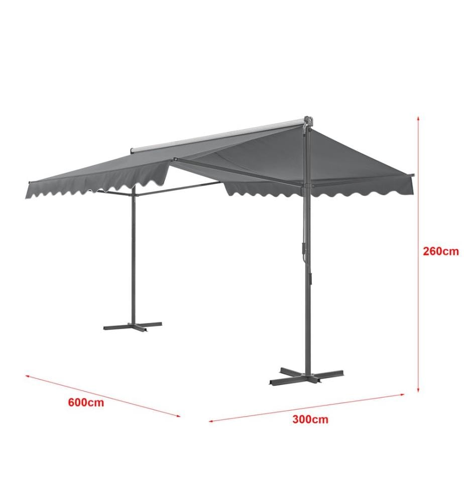 Pro.Tec Standmarkise Selenizza freistehend 600x3… | DeinDeal