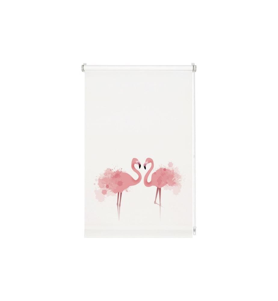 GARDINIA - EF Rollo Flamingo 70 x 150 cm, Weiss/… | DeinDeal