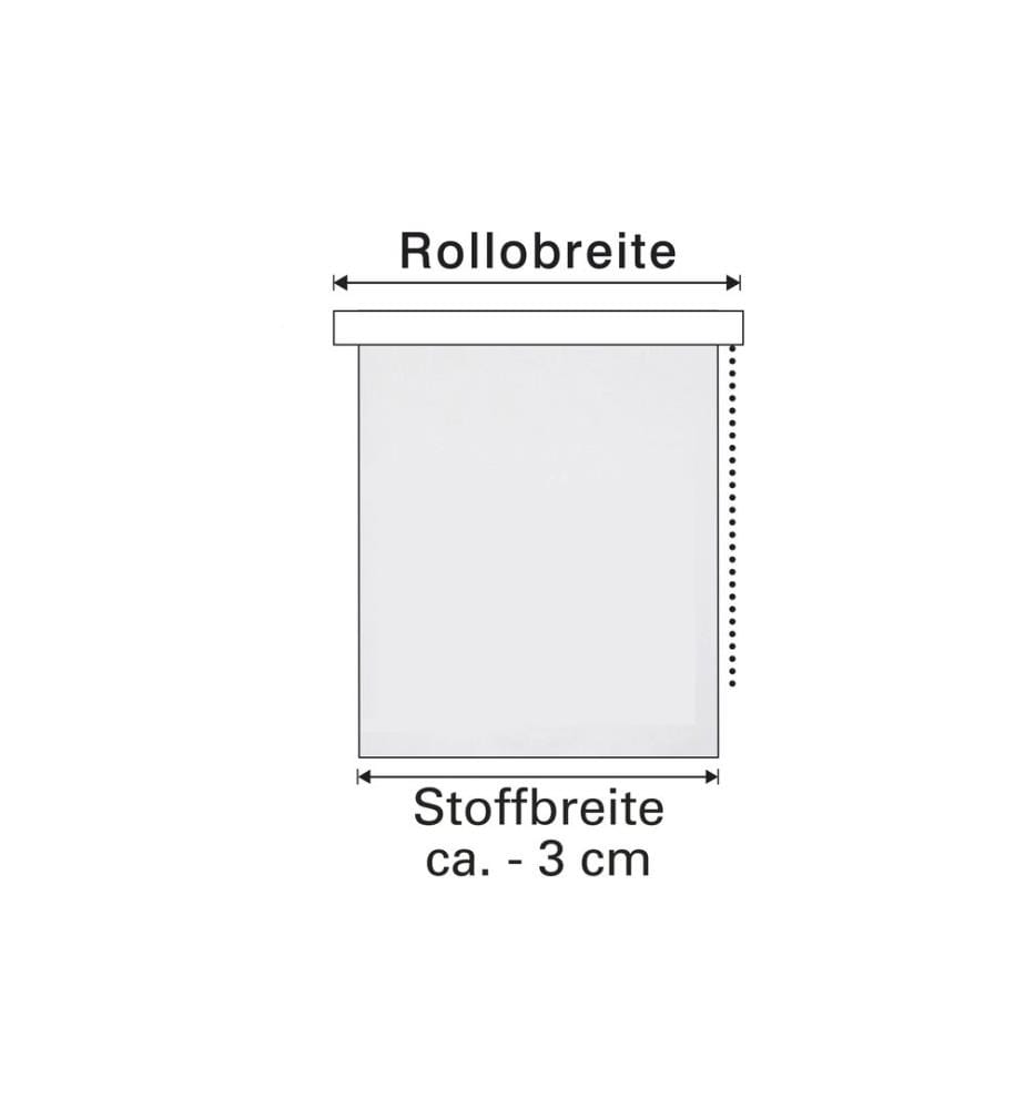 GARDINIA - EF Rollo Flamingo 70 x 150 cm, Weiss/… | DeinDeal
