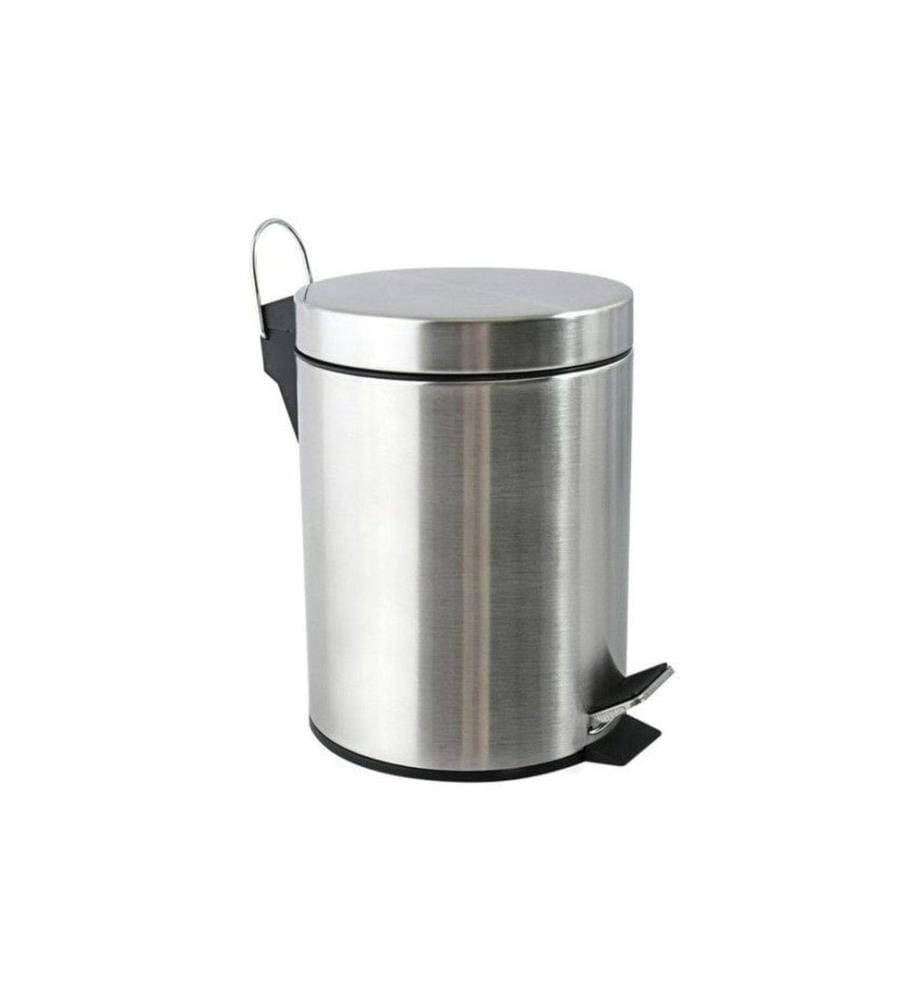 MSV - Treteimer 5 l, Silber/Grau | DeinDeal