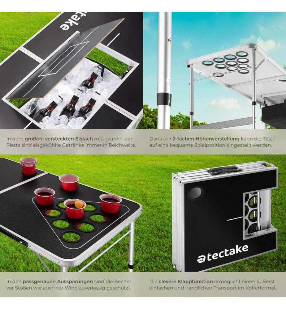 Bierpongtisch Beer Ball Blitz höhenverstellbar u… | DeinDeal