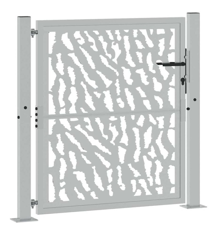 Gartentor 100x100 cm Verwitterungsstahl Trace-De… | DeinDeal