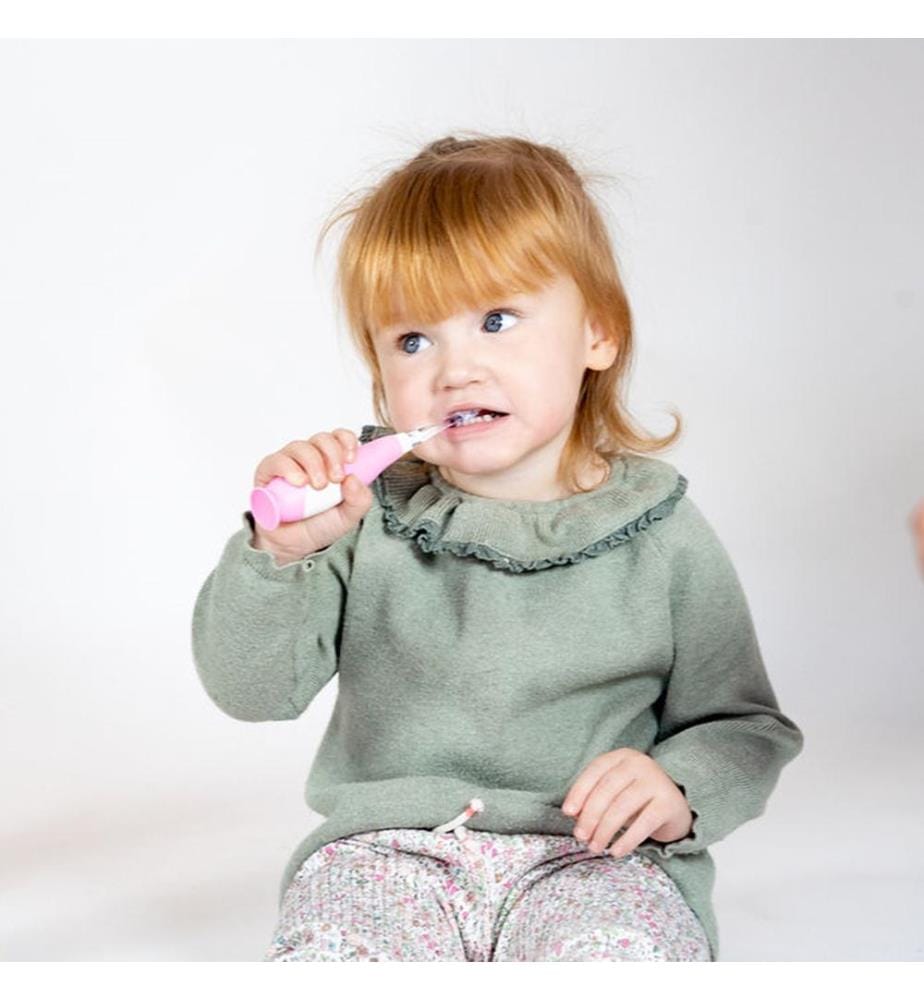 Brush-Baby Elektrische Zahnbürste BabySonic pink | DeinDeal
