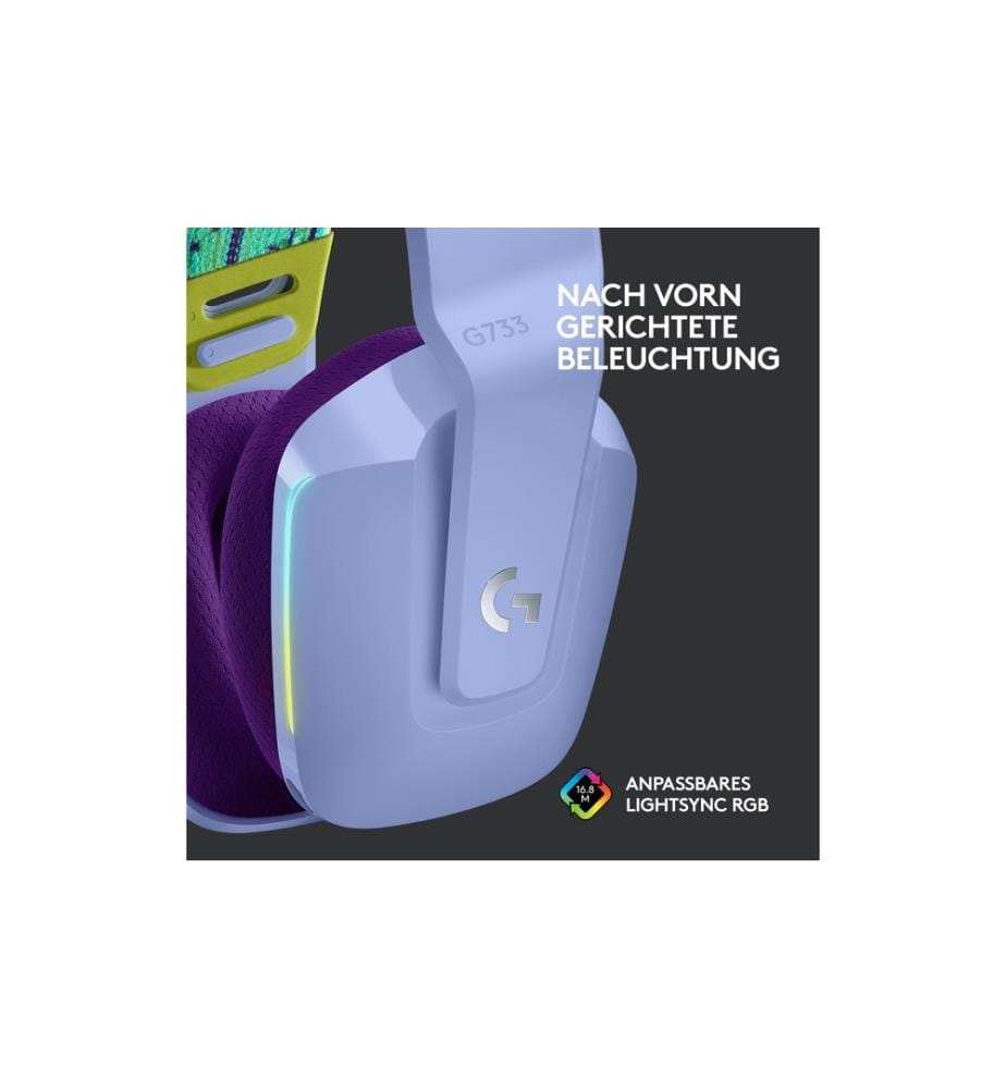 LOGITECH - Headset G733 Lightspeed Lila | DeinDeal