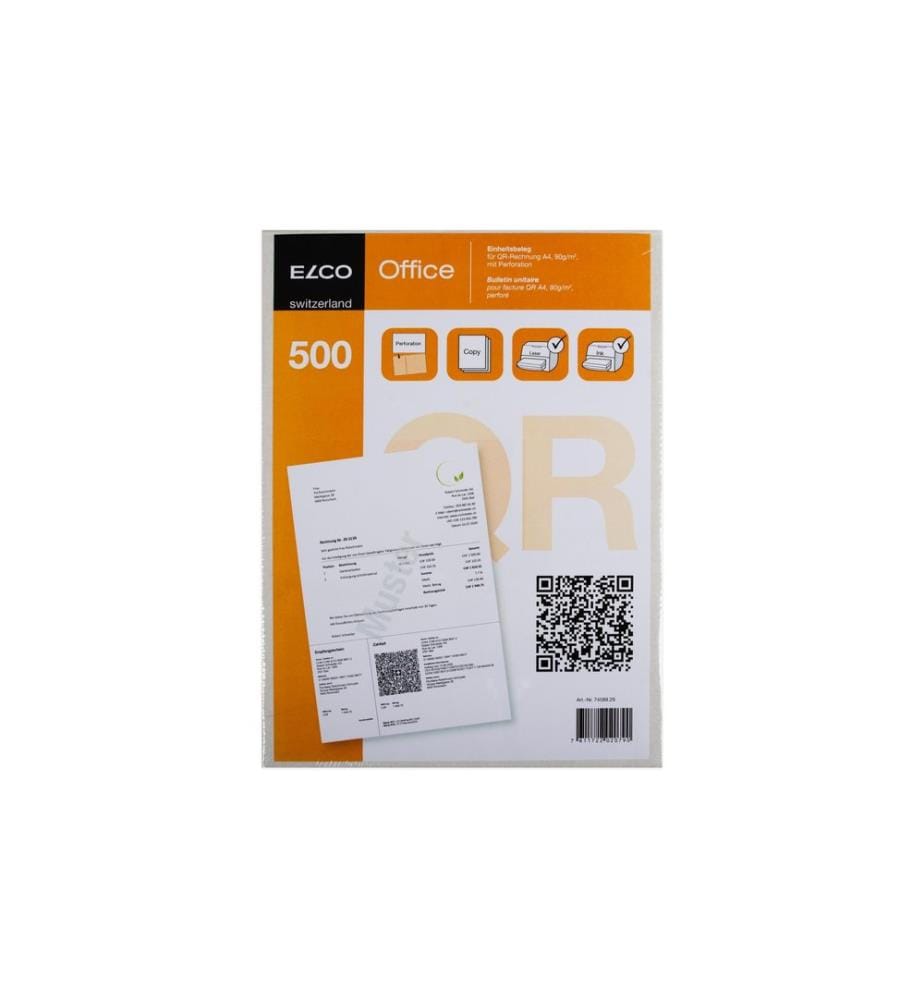ELCO - Rechnungsformular für QR-Rechnungen, 500… | DeinDeal