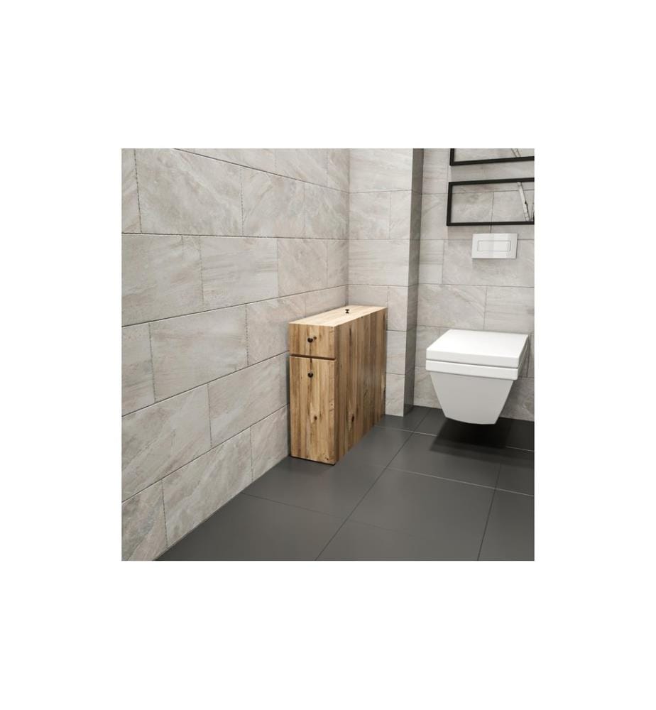 Woody Fashion - Badezimmerregal Calencia 19 x 55… | DeinDeal