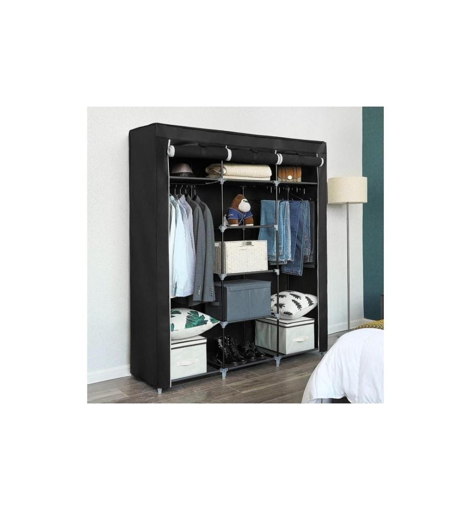 Songmics - Regal 150 cm x 175 cm, Schwarz | DeinDeal