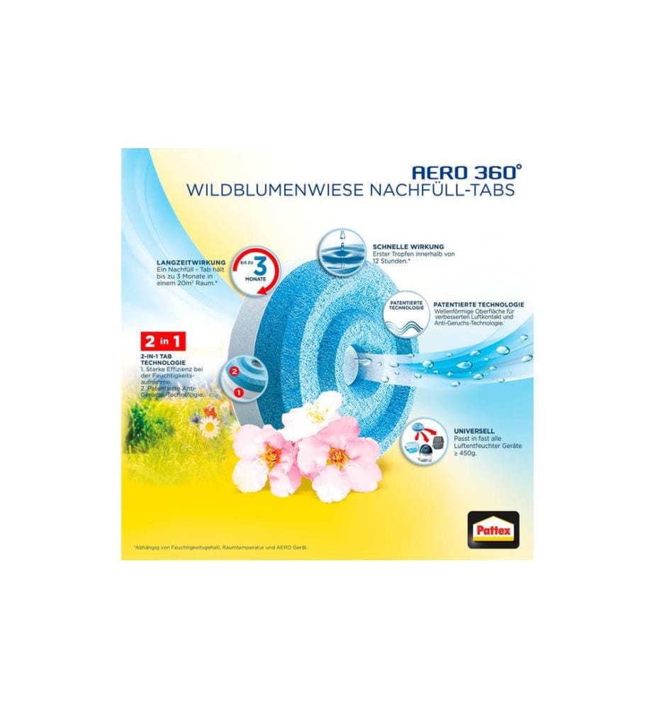 Pattex - Nachfüll-Tabs Aero 360 Wildblumen 2 x 4… | DeinDeal
