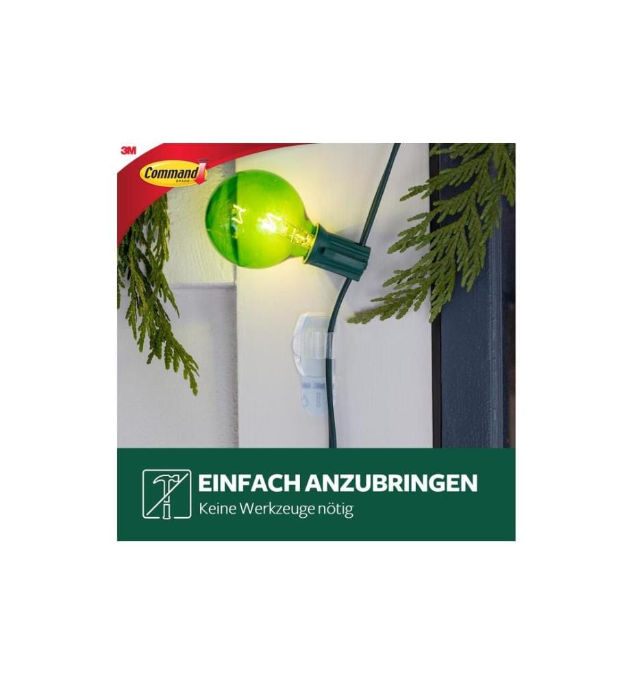 COMMAND - Haken COMMAND - Outdoor Transparent, 8… | DeinDeal