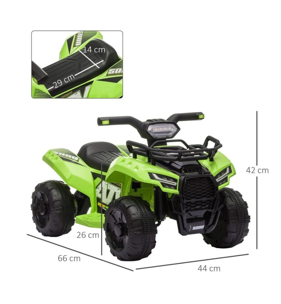 Elektro-Quad Elektroauto Kinderauto Grün | DeinDeal
