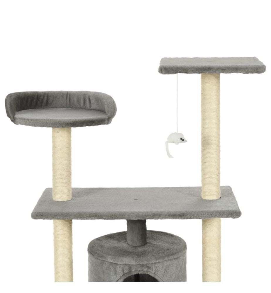 Vidaxl Katzen-Kratzbaum Sisal 95 cm Grau | DeinDeal