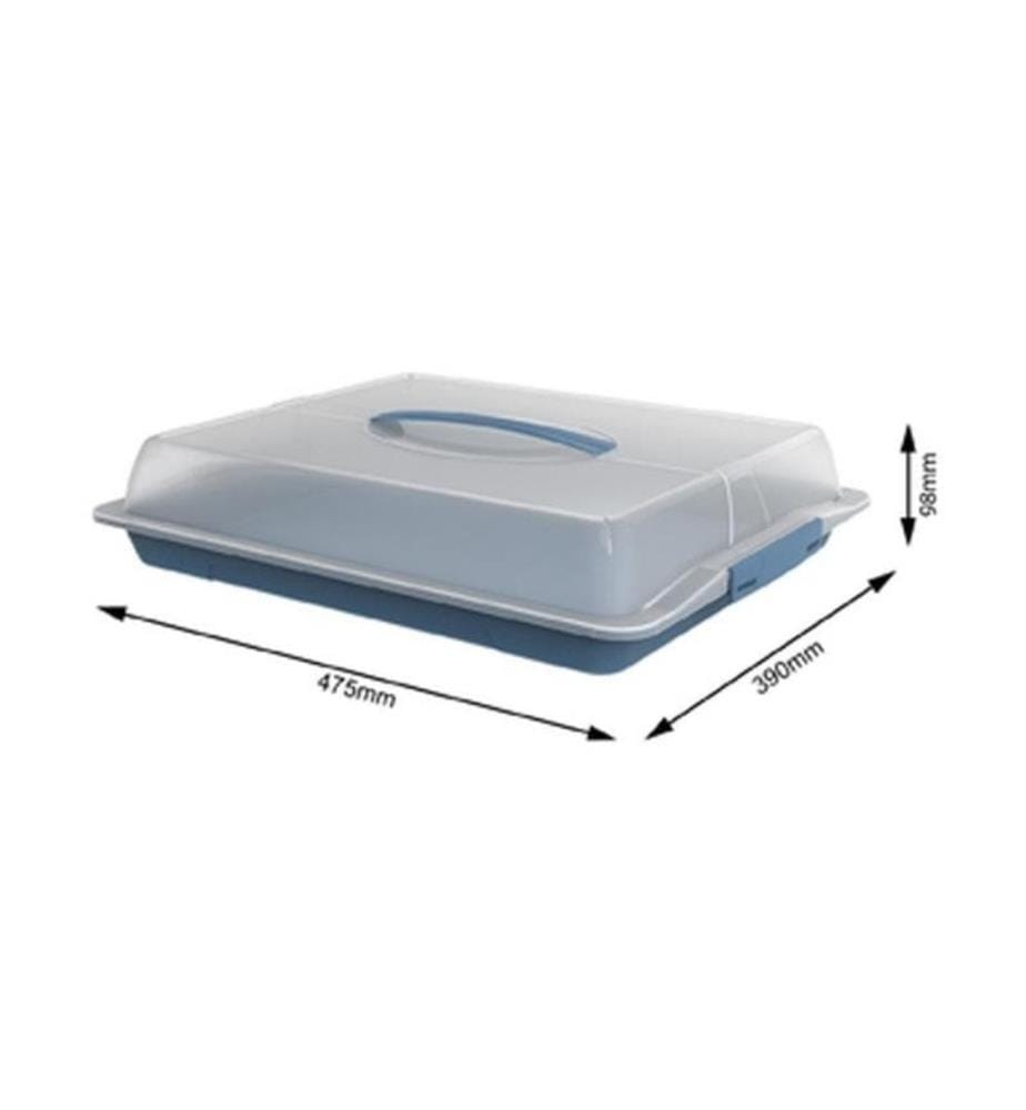 ROTHO - Tortenbutler John Large Blau/Transparent | DeinDeal