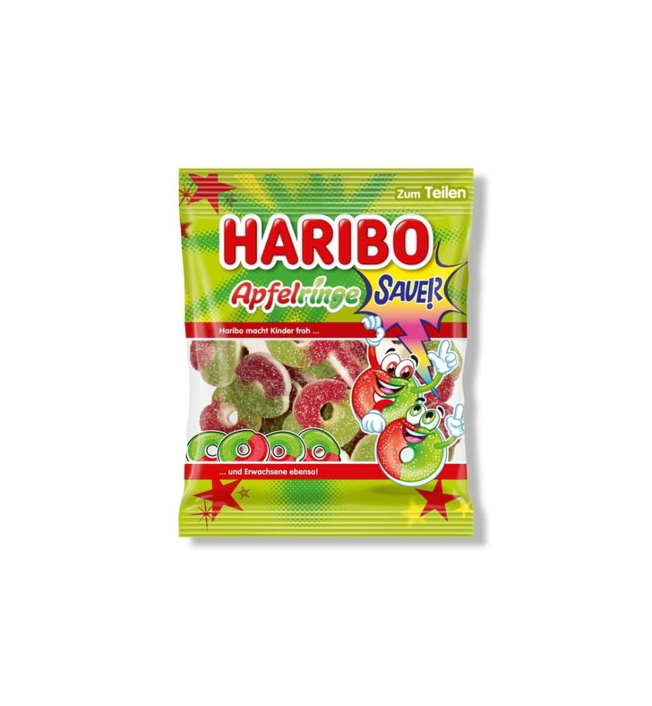 Haribo HARIBO - Gummibonbons Apfelringe sauer Be… | DeinDeal