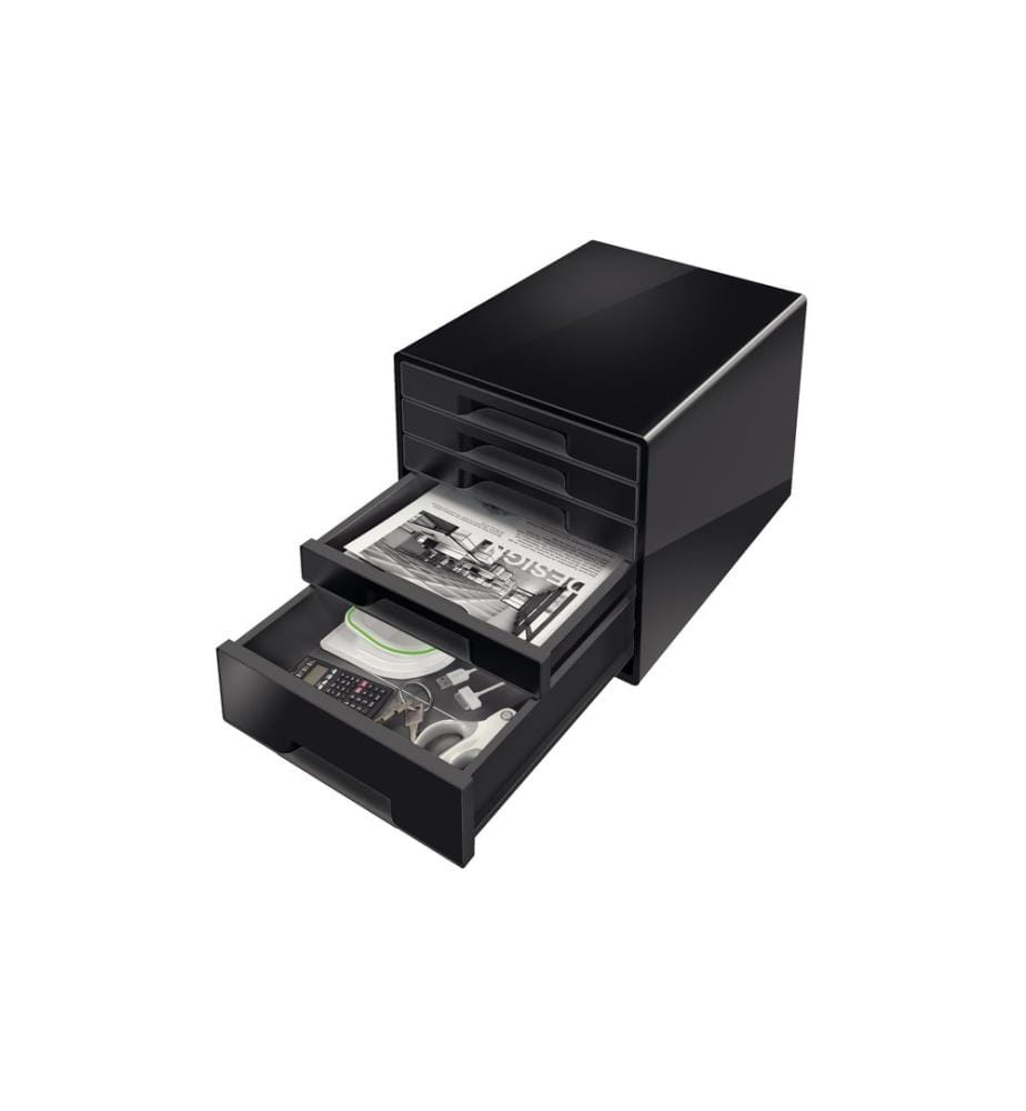 LEITZ - Schubladenbox Wow Cube 5 Schwarz | DeinDeal