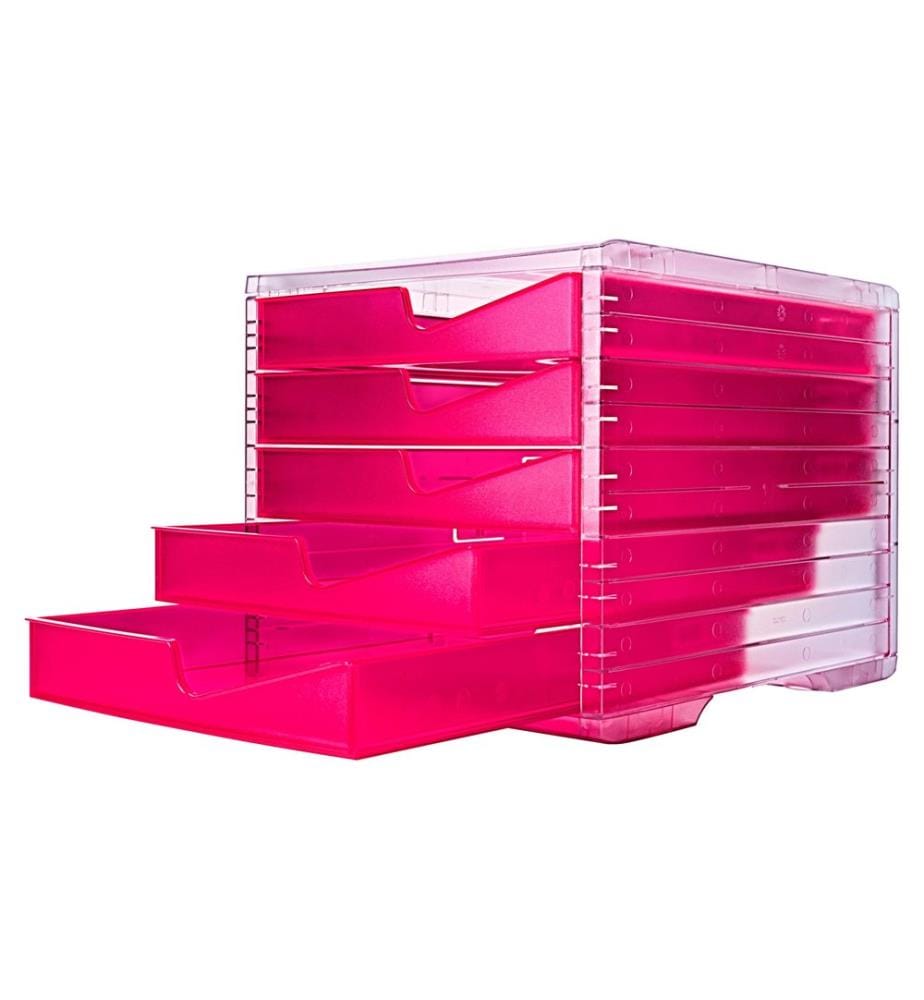 STYRO - Schubladenbox Swingbox NEONline Pink | DeinDeal