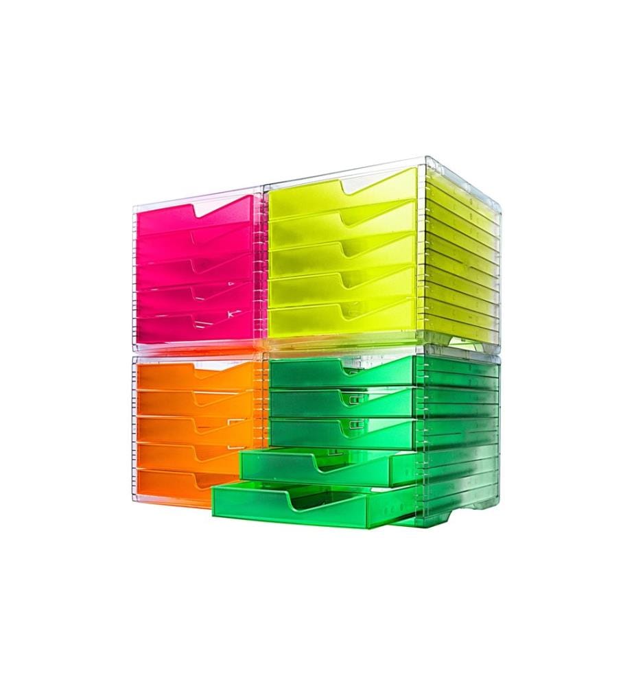 STYRO - Schubladenbox Swingbox NEONline Pink | DeinDeal