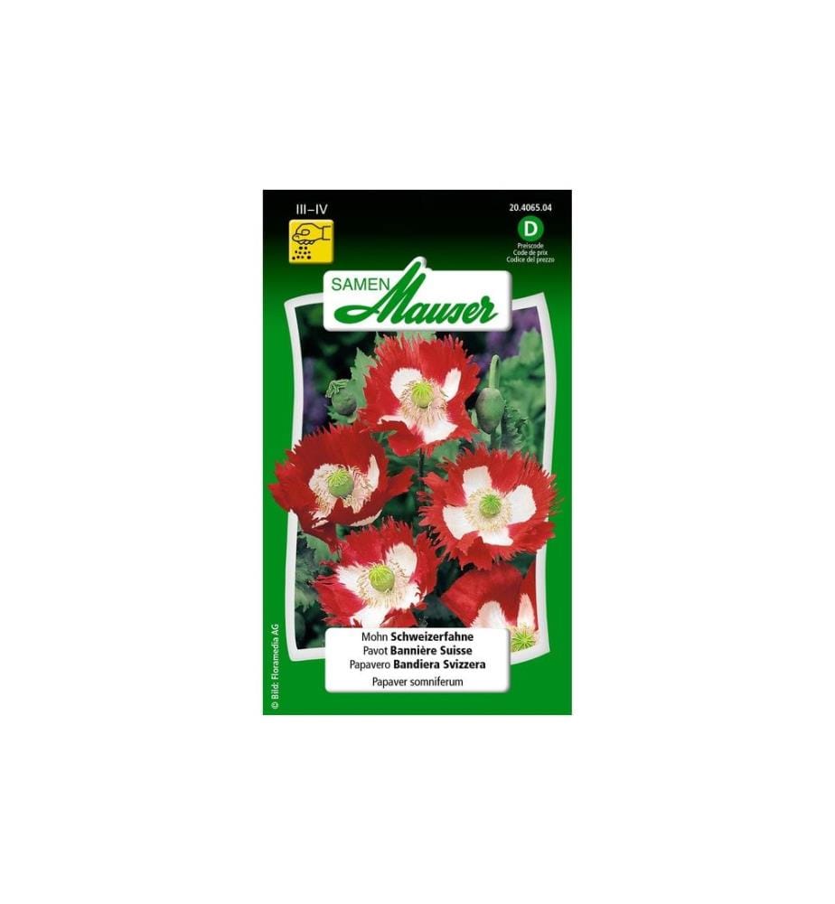 Home Samen Mauser - Saatgut Mohn Schweizerfahne | DeinDeal
