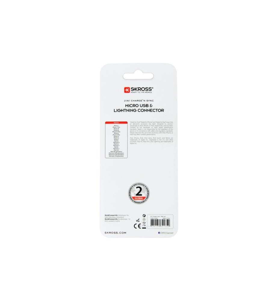 SKROSS - USB 2.0-Metallkabel USB A - Micro-USB B… | DeinDeal
