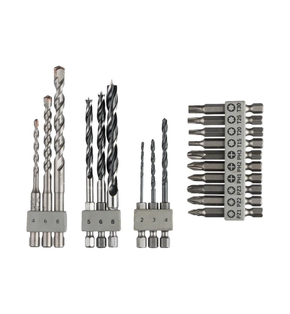 BOSCH - Bohr- und Bitset SDS-Quick 19-teilig | DeinDeal