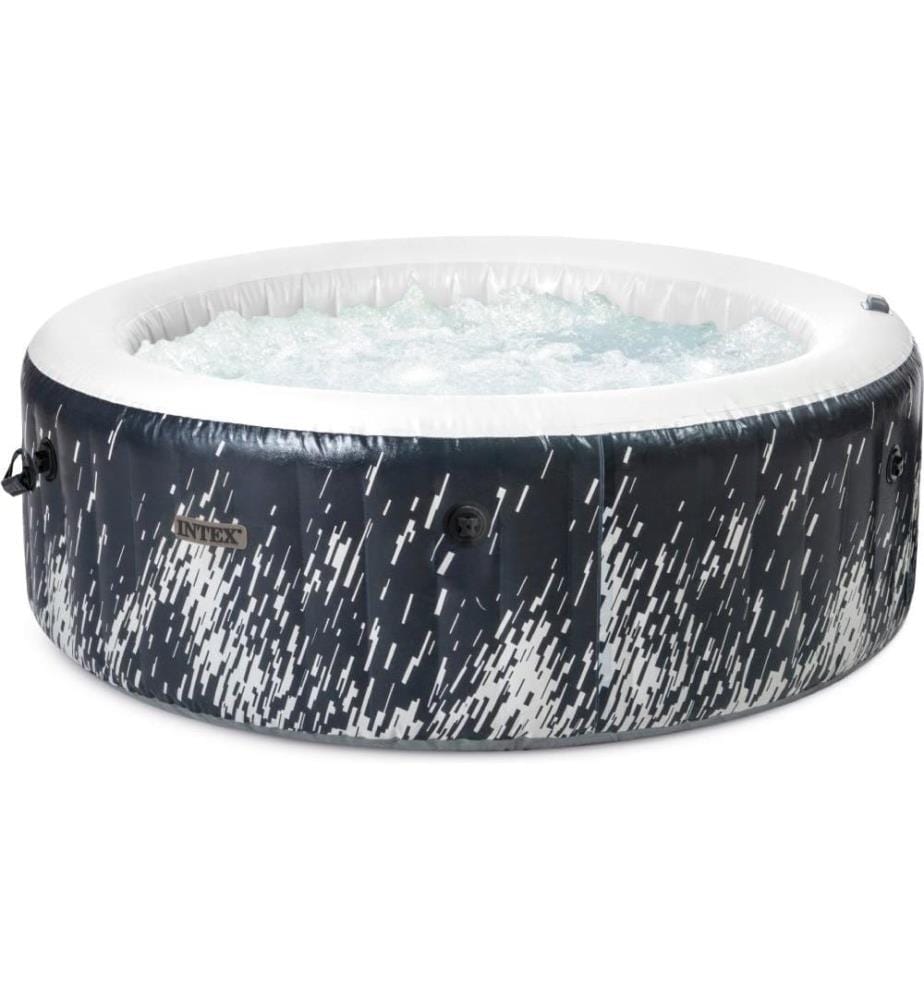 INTEX - 4-Personen Glow Deluxe Round Bubble Spa … | DeinDeal