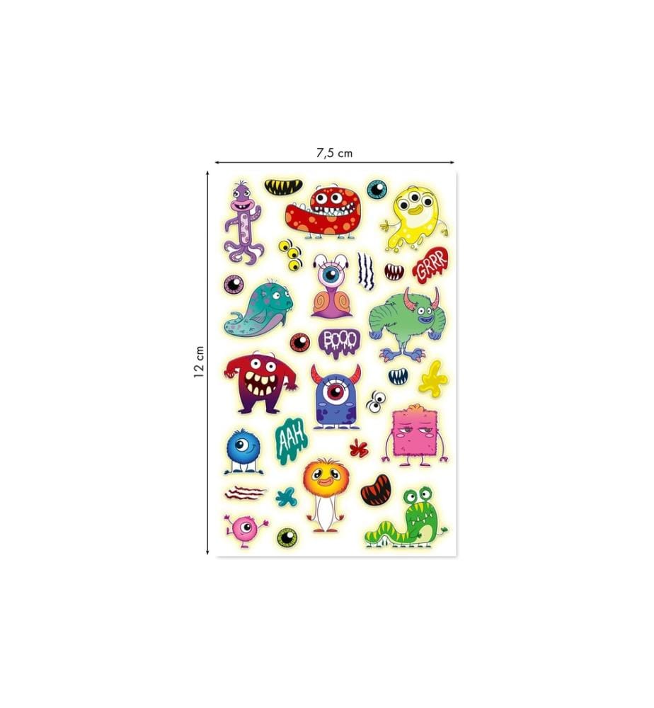 CLAIREFONTAINE - Motivsticker Phospho Monster | DeinDeal