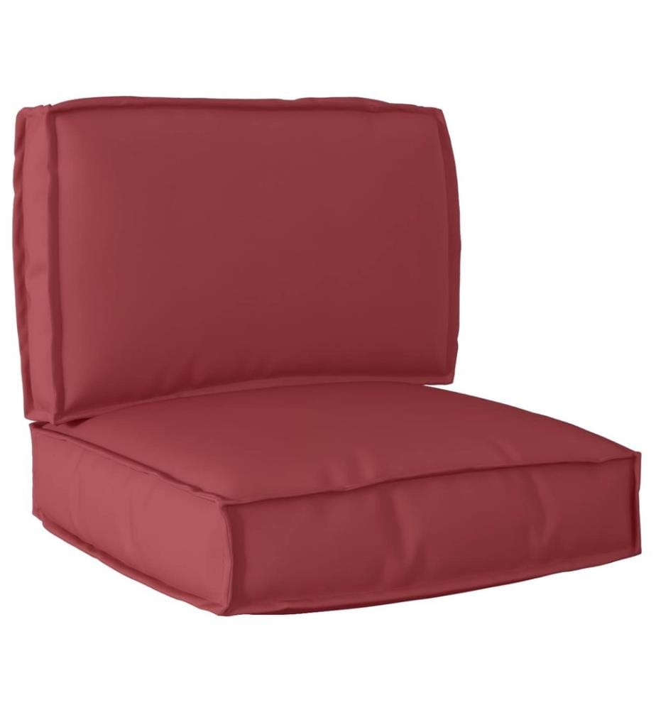 Vidaxl Palettenkissenset 2 pcs Weinrot Oxford-St… | DeinDeal