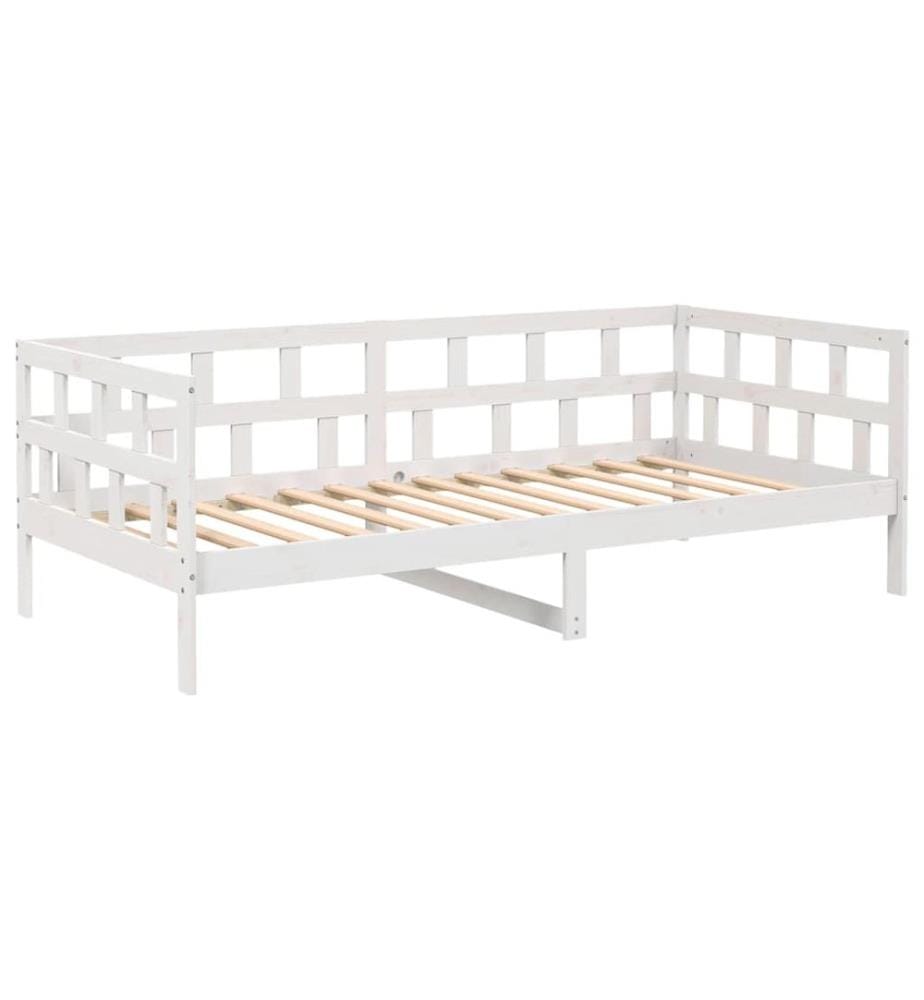 Vidaxl Tagesbett Weiss Massivholz Kiefer 90x200 … | DeinDeal