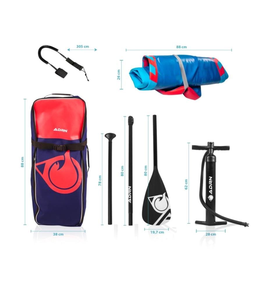 Adrenaline Aufblasbares SUP Tourer - Multicolor | DeinDeal